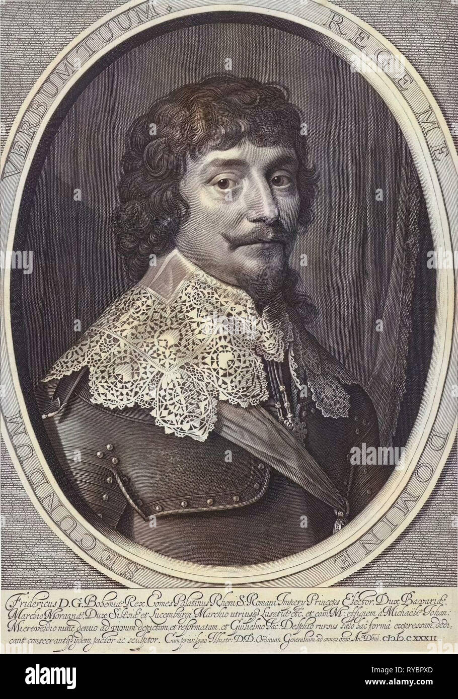 Portrait of Frederick V, Elector Palatine, King of Bohemia, Willem ...
