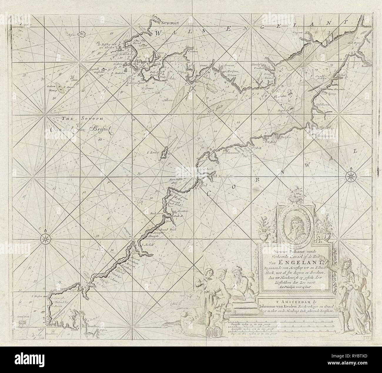Bristol channel map hi-res stock photography and images - Alamy