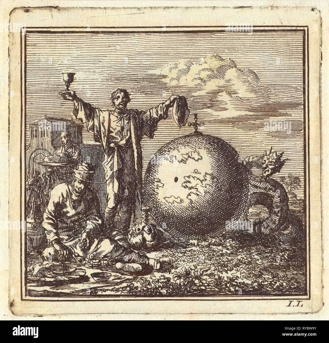 Satan eating hi-res stock photography and images - Alamy