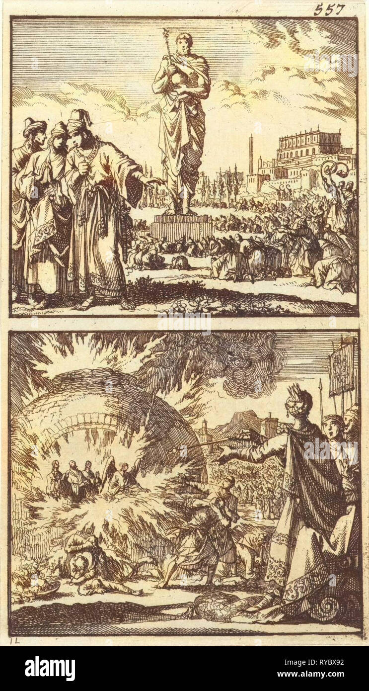 The idol of Nebuchadnezzar, Three young men in the fiery furnace, Jan ...