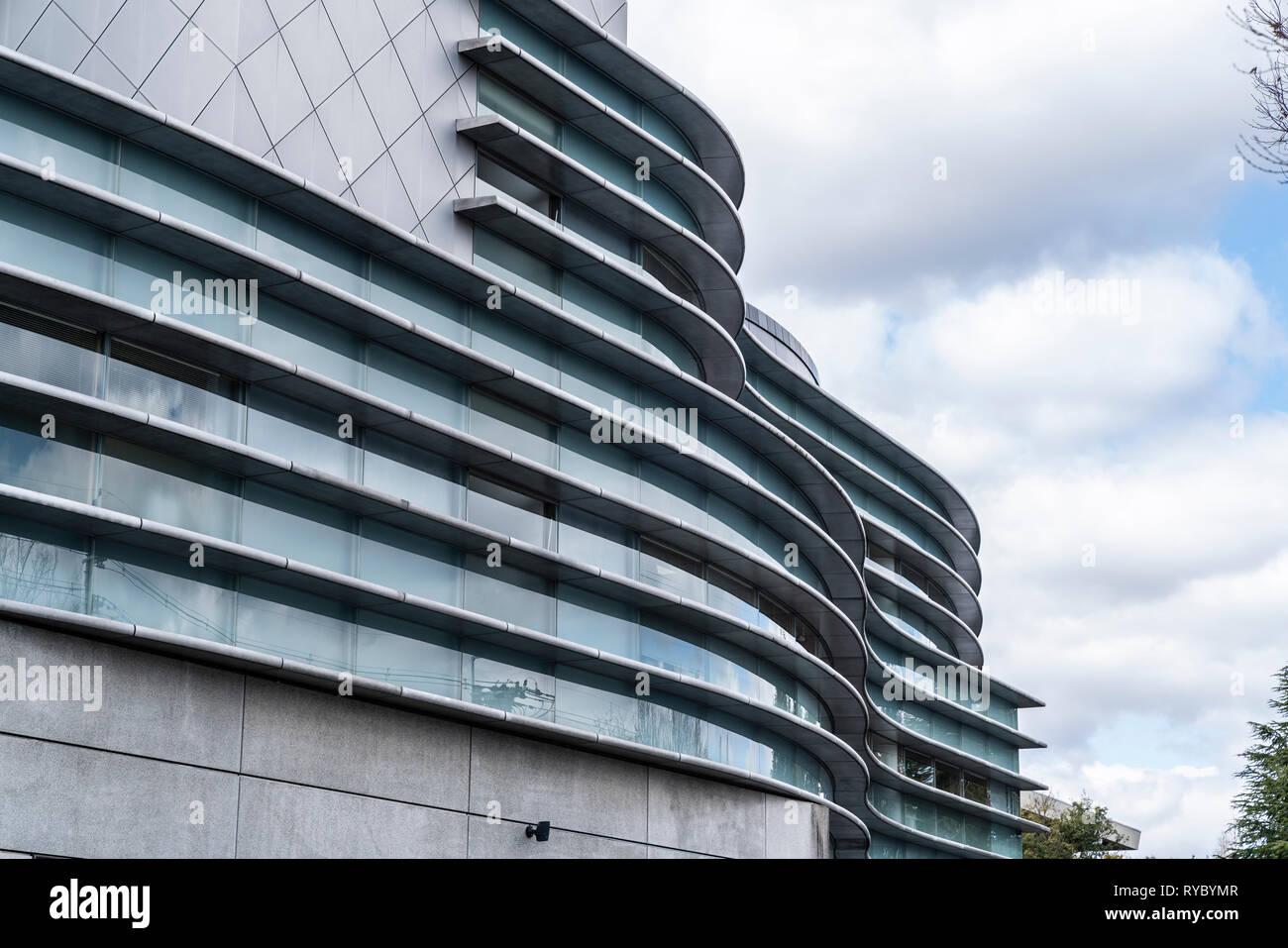 Kyoto Concert Hall, Sakyo-Ku, Kyoto, Japan. Built in 1995. Designed by ...