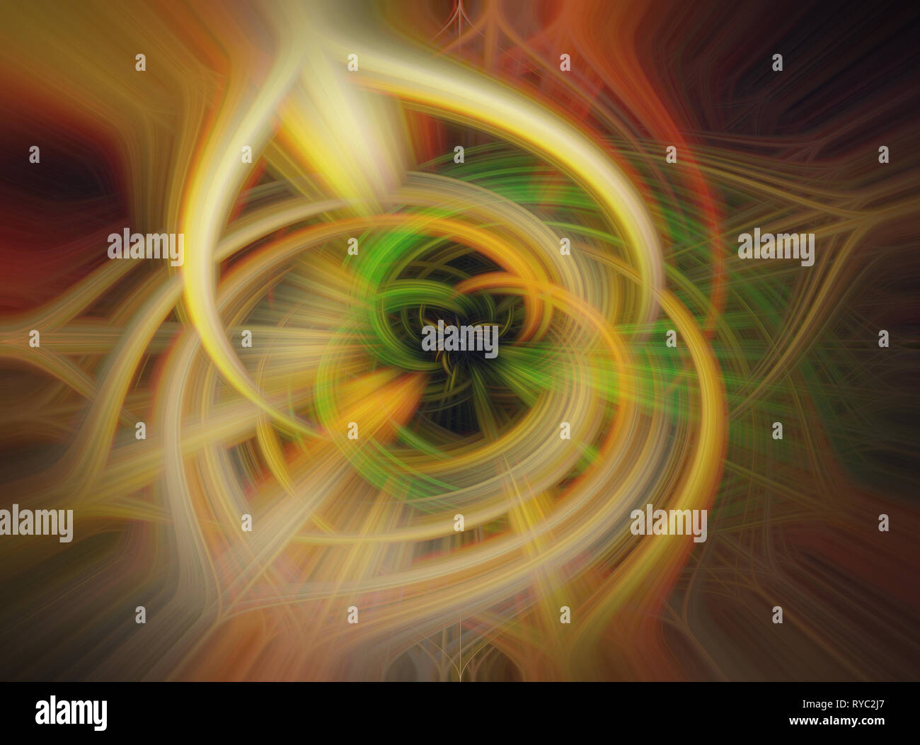 Fractal texture wallpaper, abstract flower. Swirl, twirl effect flowery ...