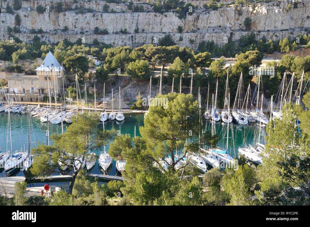Cassis, Port Miou Stock Photo - Alamy