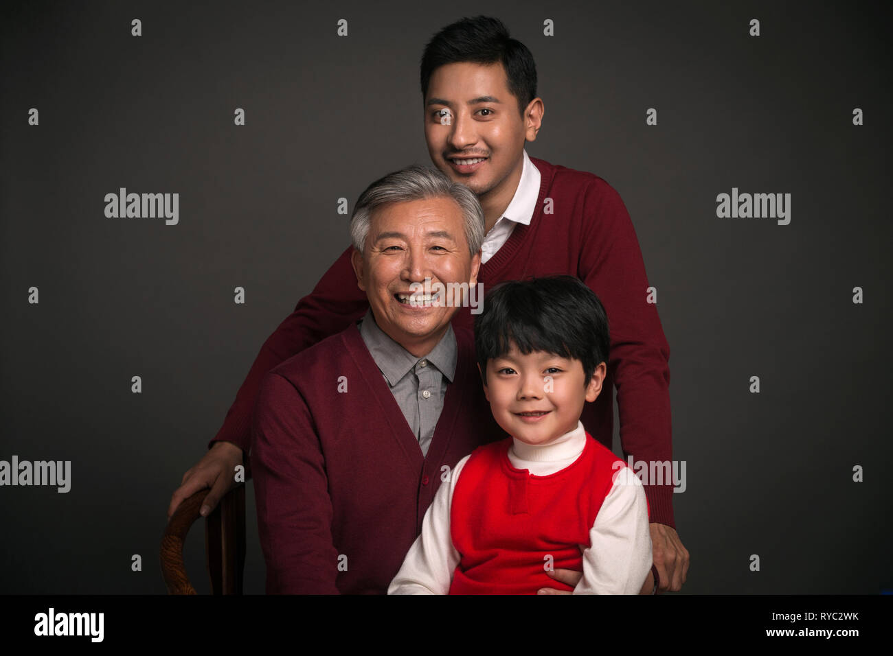 A picture of three generations Stock Photo - Alamy