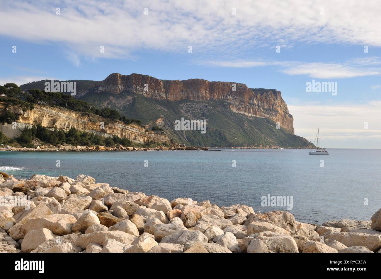 Cliffs of Cassis Stock Photo - Alamy