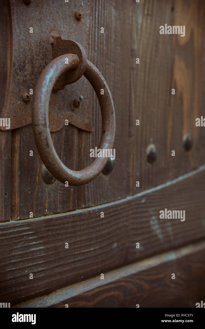 Old metal door knocker Tyre Lebanon Middle East Stock Photo - Alamy