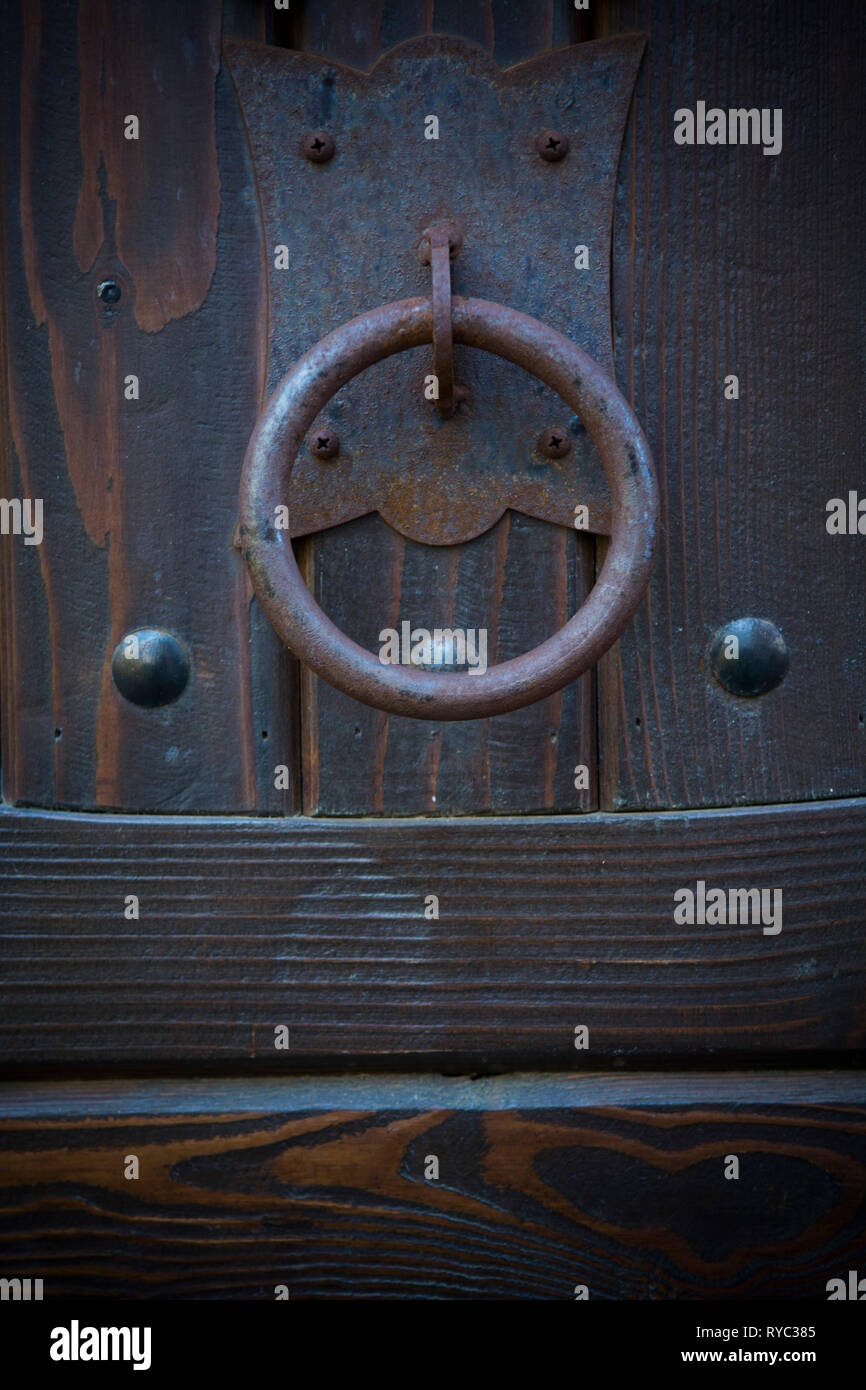 Old metal door knocker Tyre Lebanon Middle East Stock Photo - Alamy