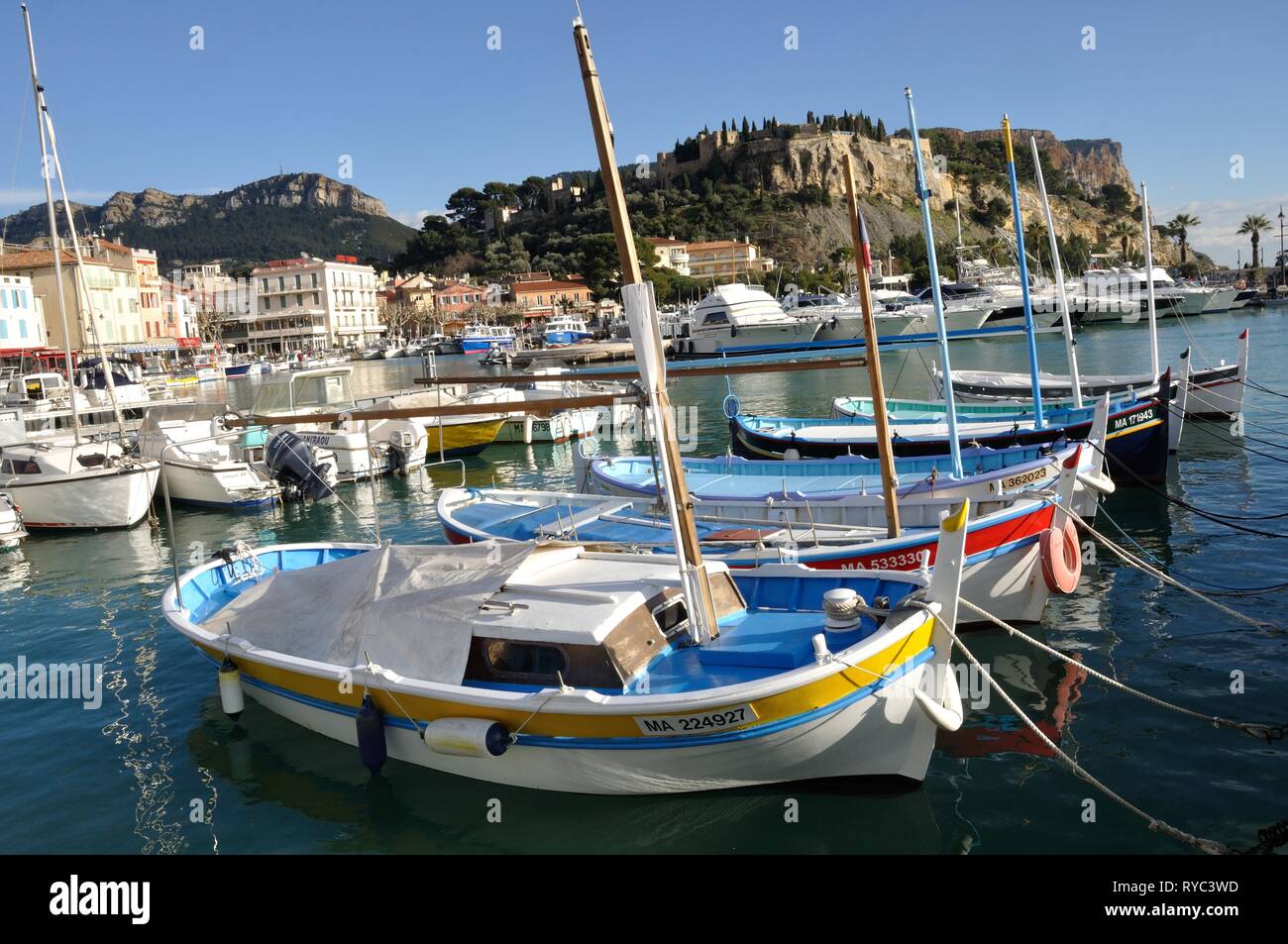 Cassis, the port Stock Photo - Alamy