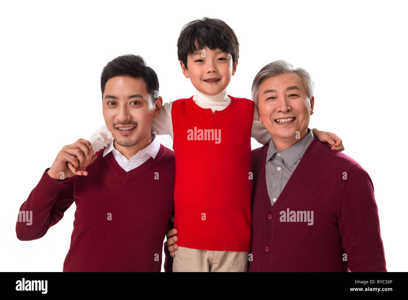 Three generations together Stock Photo - Alamy