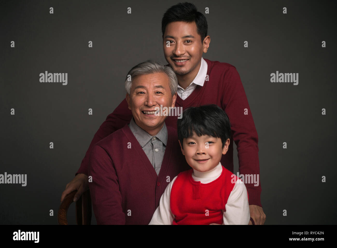 A picture of three generations Stock Photo - Alamy