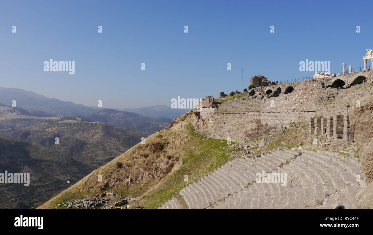 Archaeological site of Pergamon, Turkey Stock Photo - Alamy