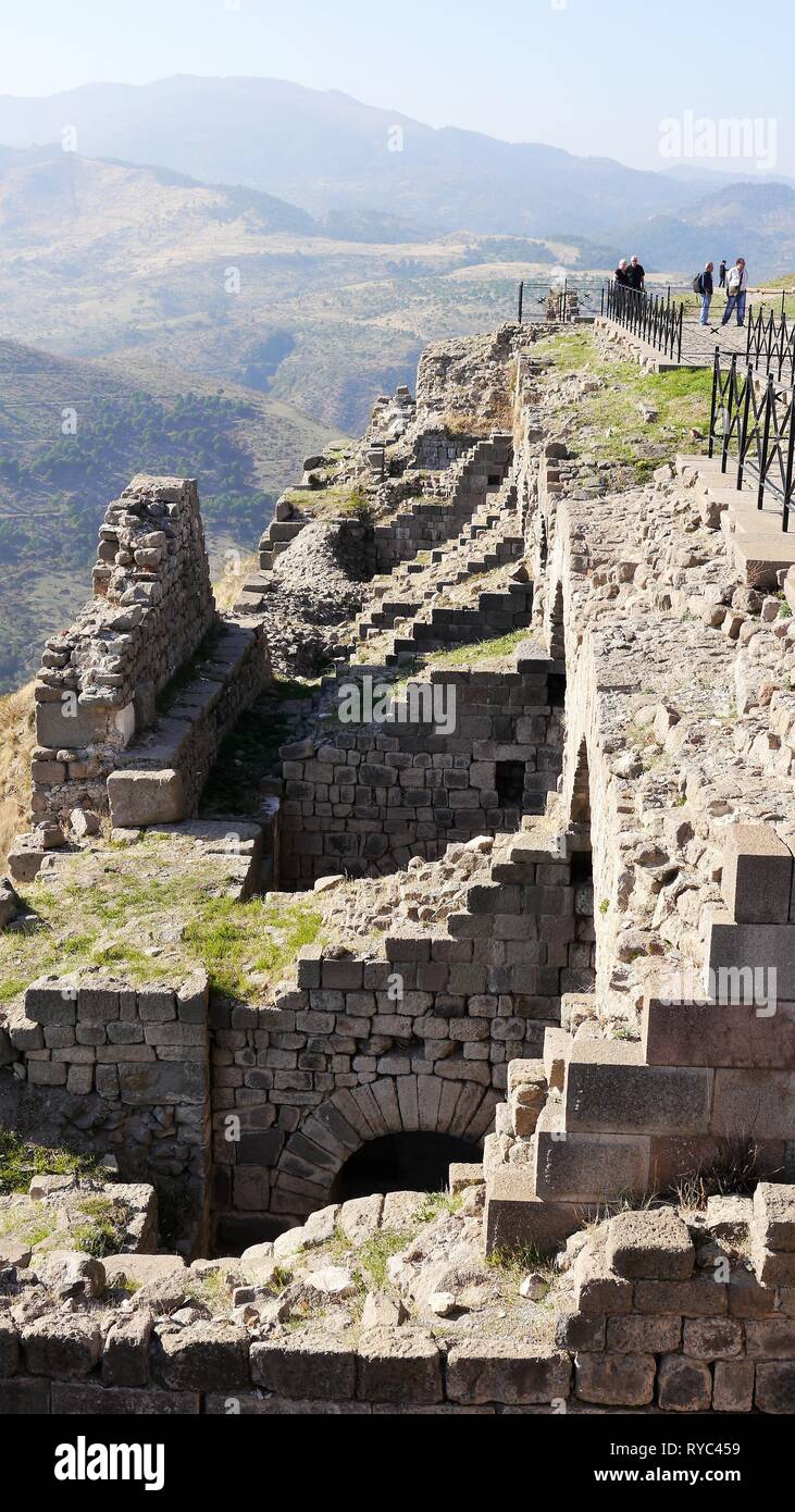 Archaeological site of Pergamon, Turkey Stock Photo - Alamy