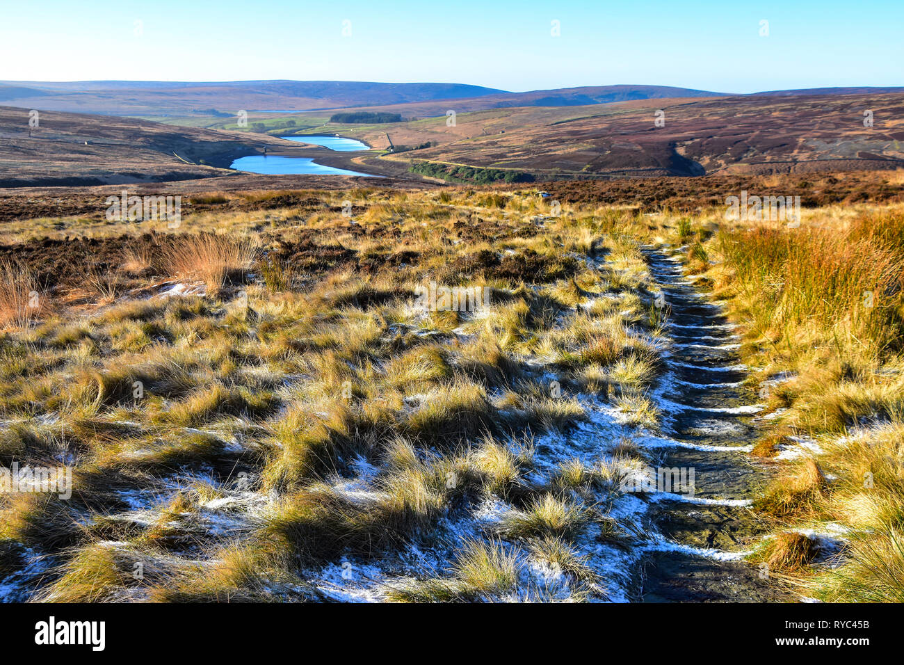 Haworth yorkshire snow hi-res stock photography and images - Alamy