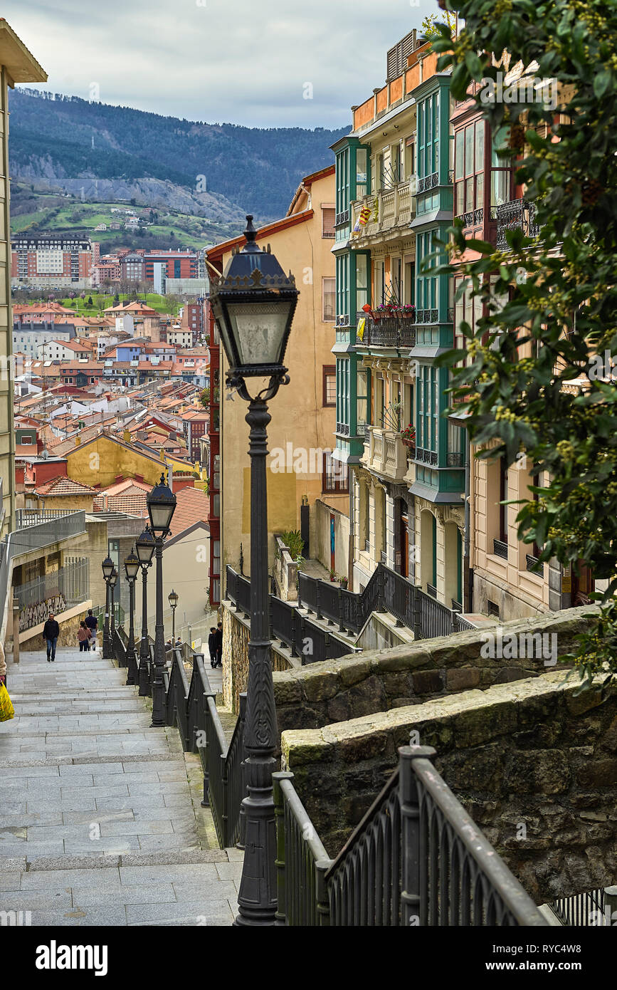 Calzadas de Mallona, Bilbao, Biscay, Basque Country, Euskadi, Euskal ...
