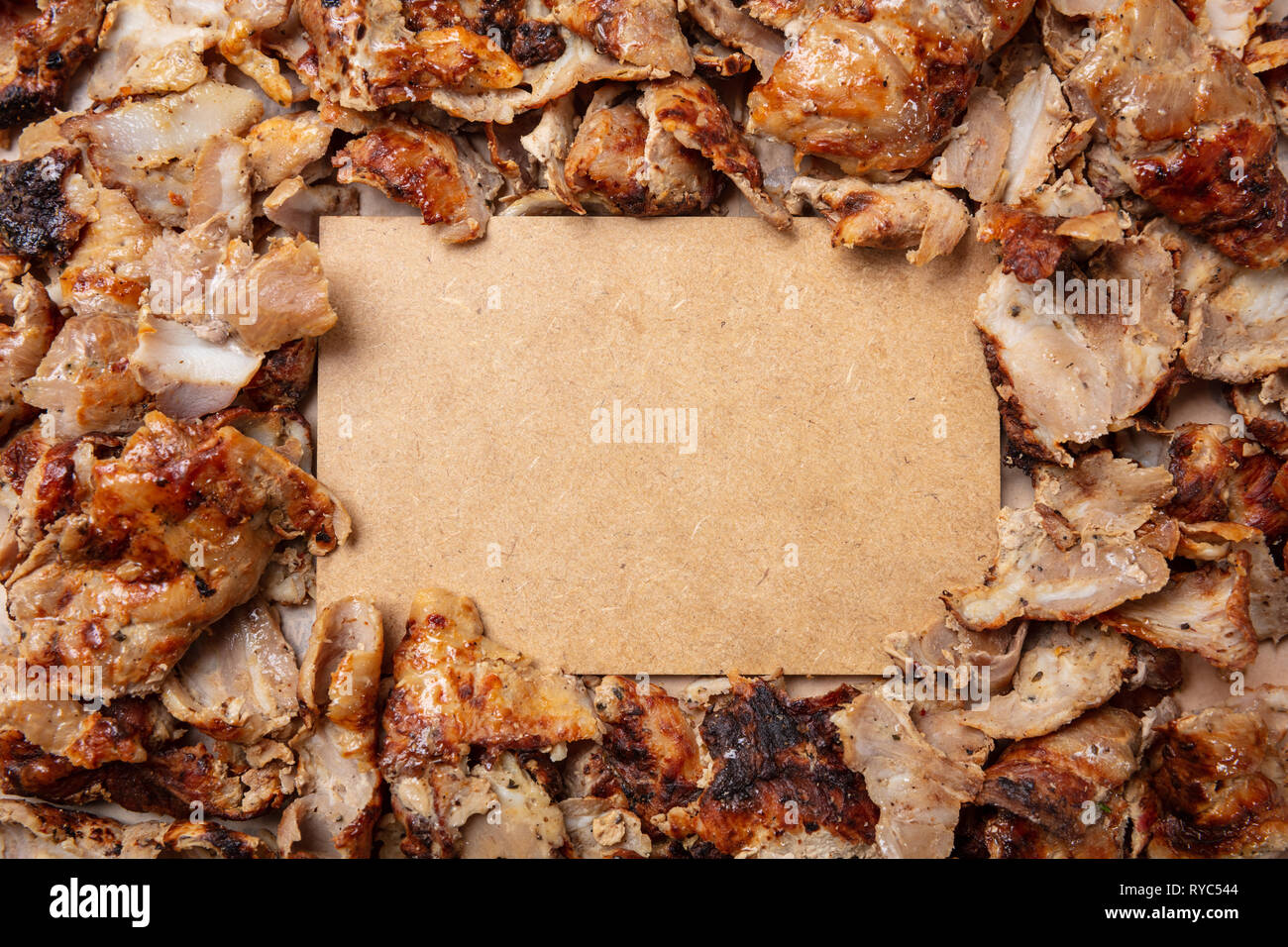 Shawarma, gyros, traditional turkish, greek meat food, background ...