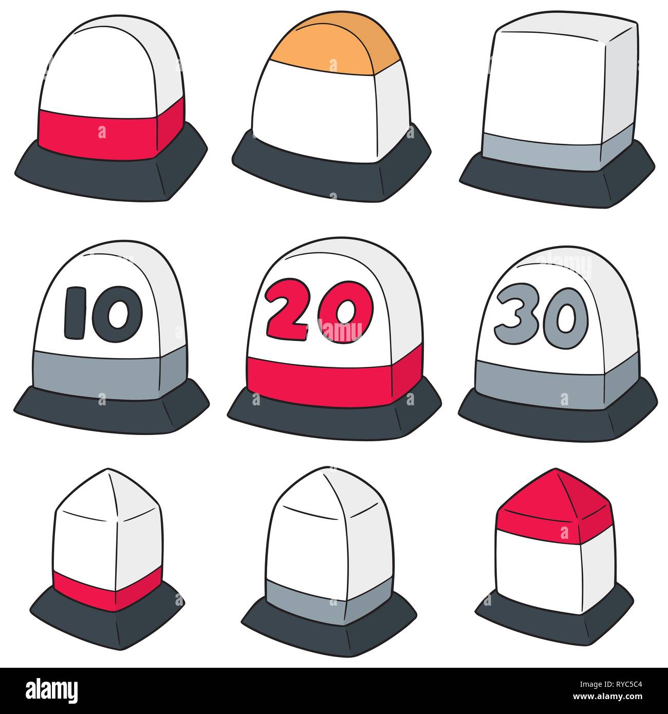 Distance marker kilometer marker Stock Vector Images - Alamy