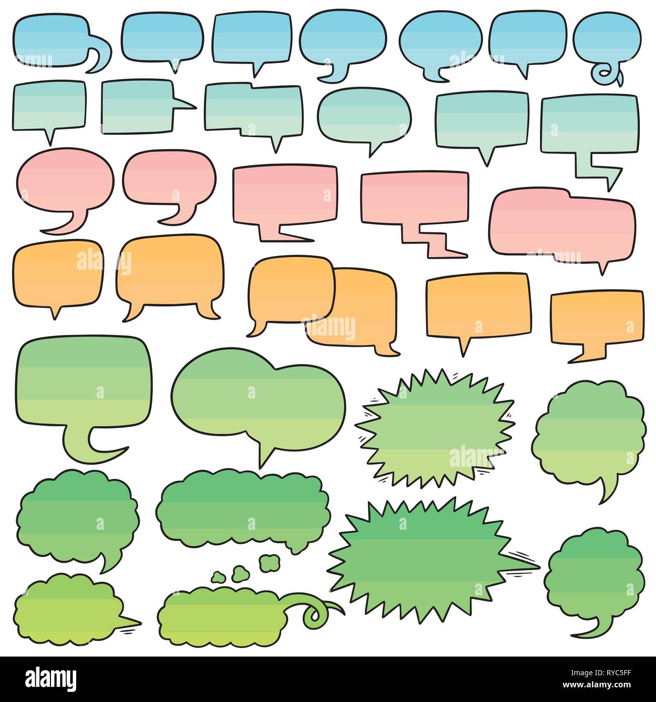 Cartoon comic sign burst clouds speech bubble hi-res stock photography ...