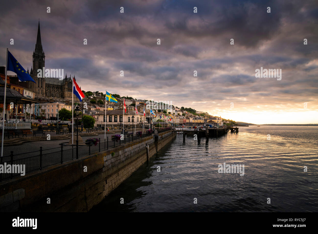 Sunrise at Cobh County Cork Ireland Stock Photo - Alamy