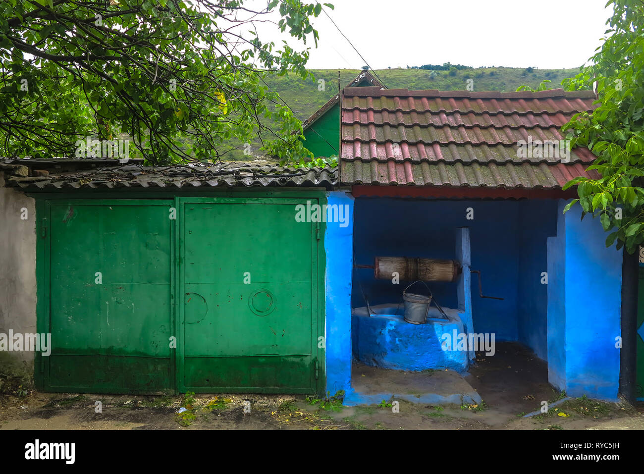 Orheiul Vechi Village Ancient City Historical Complex Water Well with ...