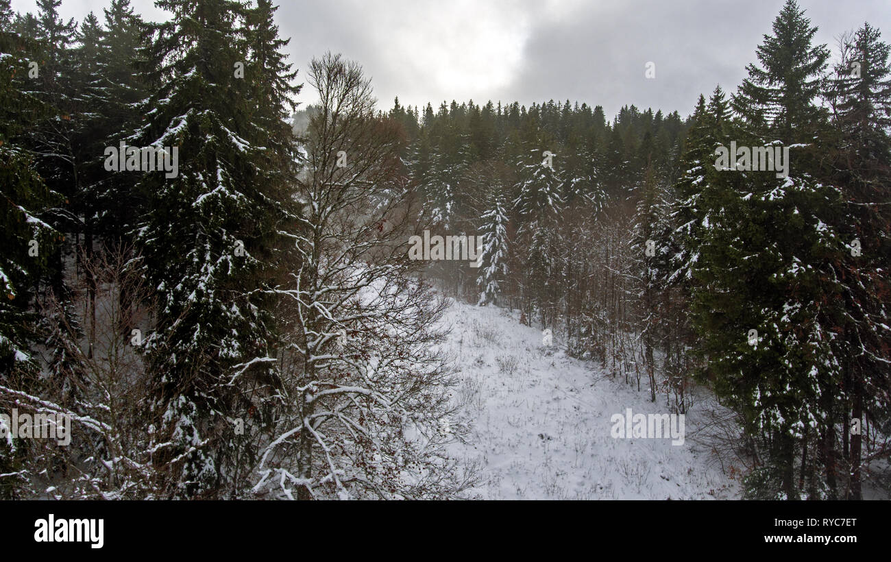 Aerial Shots Of Snow Mountains High Resolution Stock Photography and ...