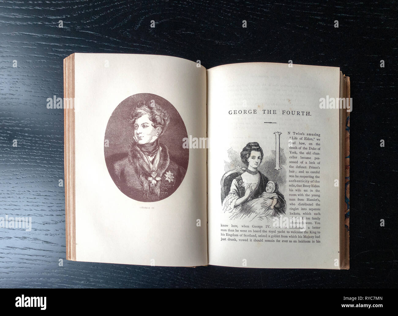 inside illustration in a book called Thackeray’s Works by William ...