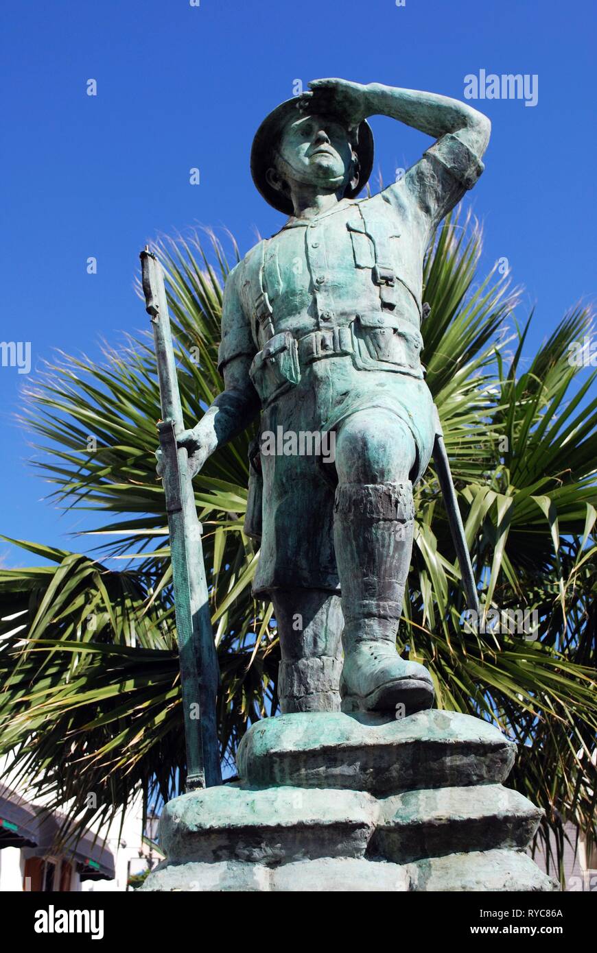 Monument dedicated to all Gibraltarians who served in The Gibraltar ...