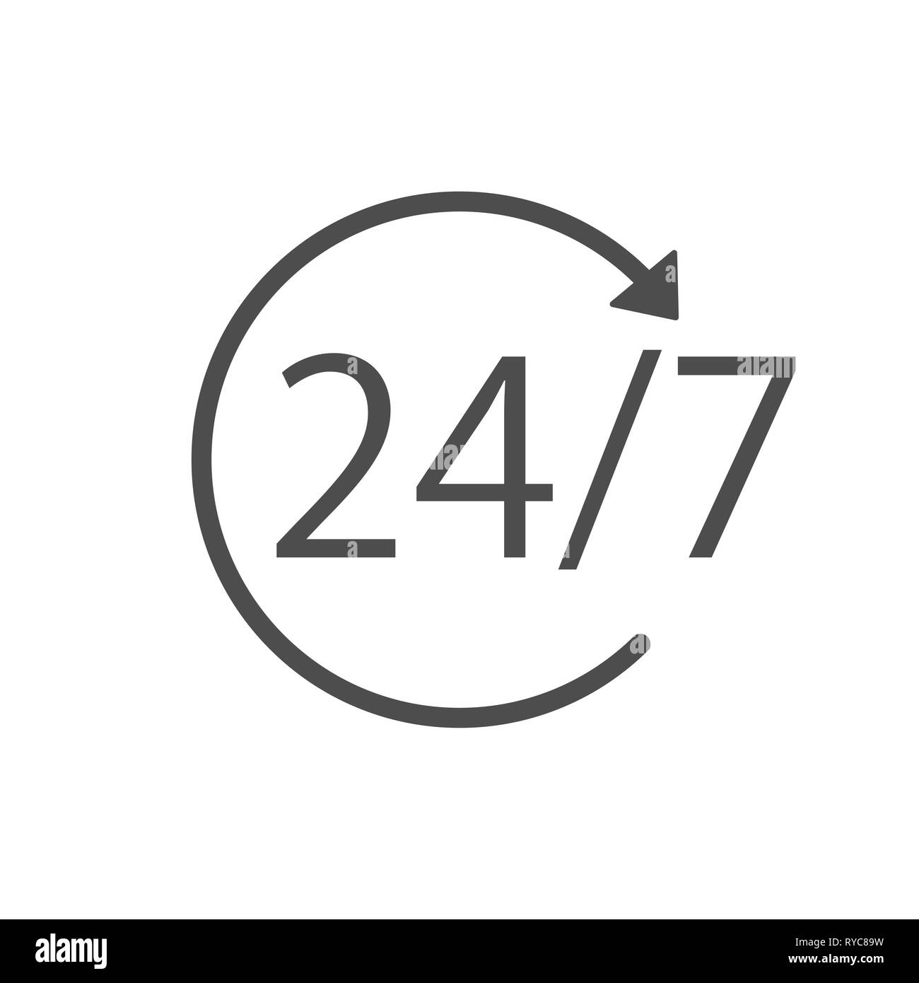 Opening hours vector vectors hi-res stock photography and images - Alamy