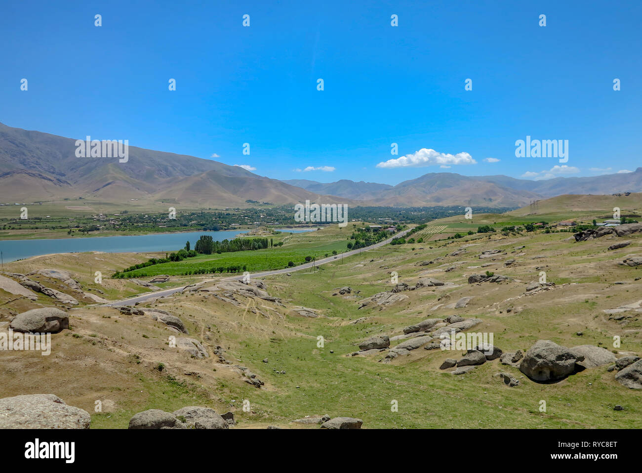 Samarkand to Shahrisabz Highway Breathtaking Landscape Viewpoint with ...