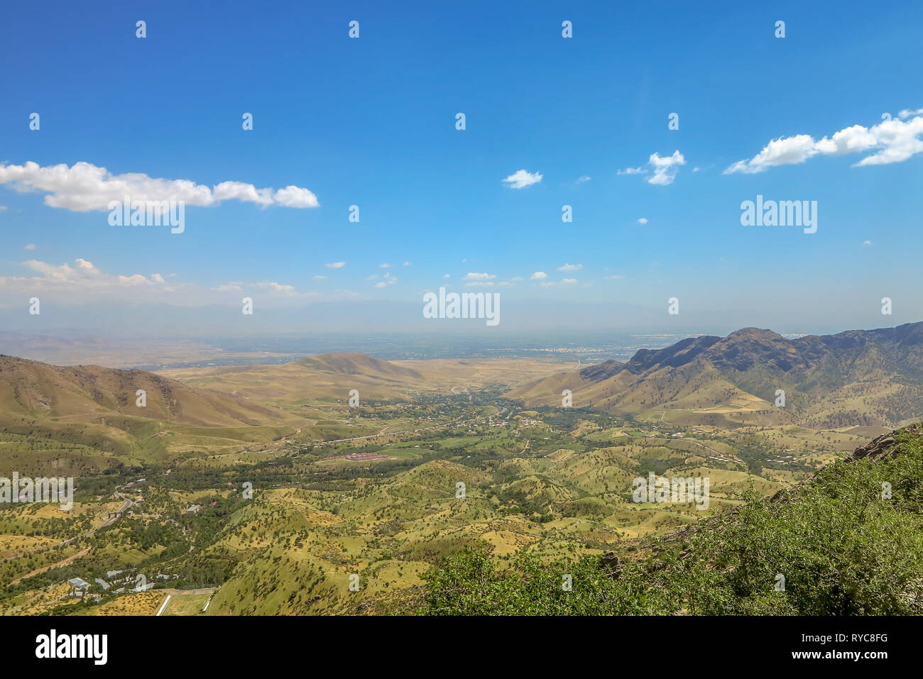 Samarkand to Shahrisabz Highway Breathtaking Landscape Viewpoint with ...