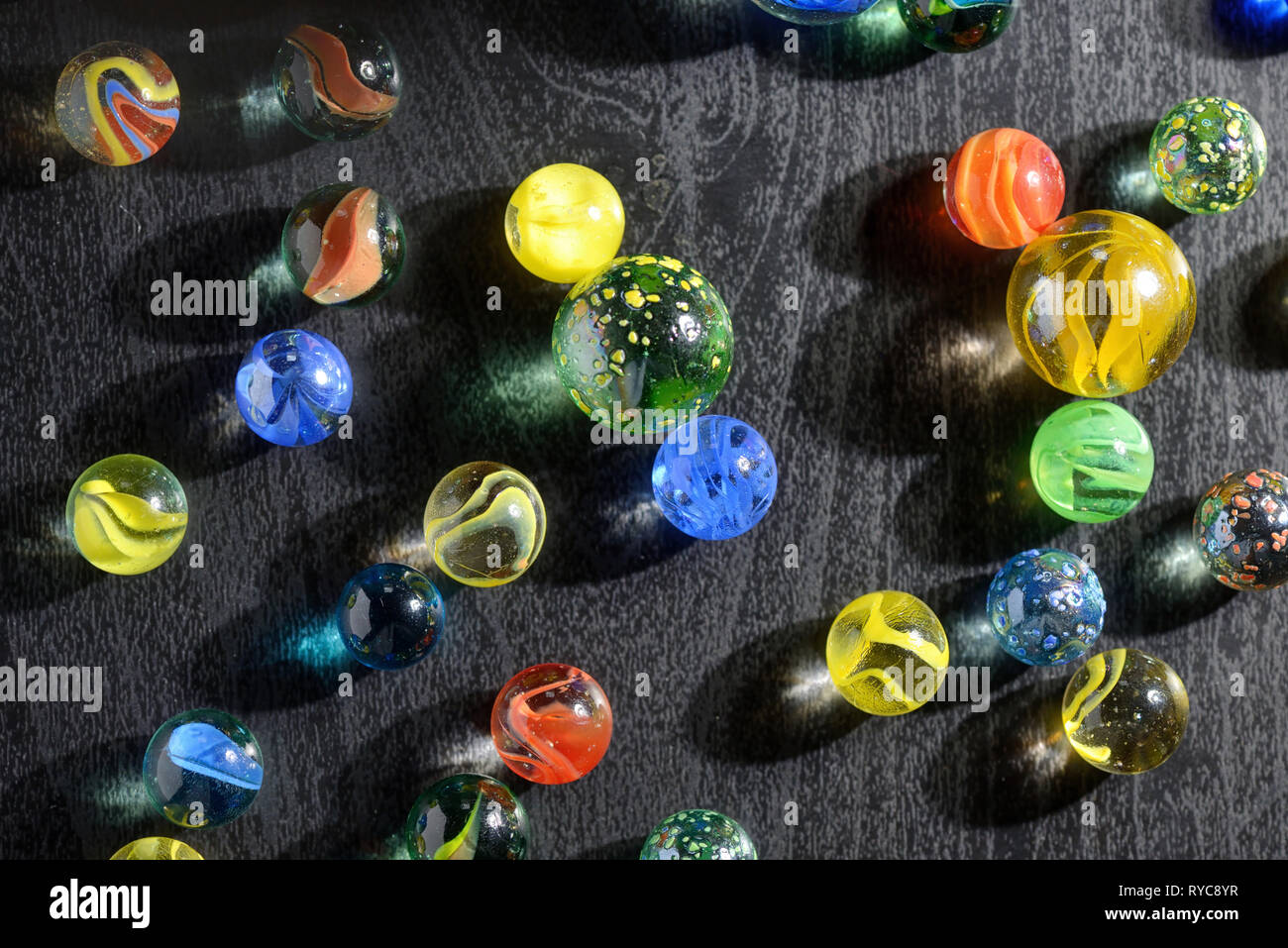 Glass marble balls hi-res stock photography and images - Alamy