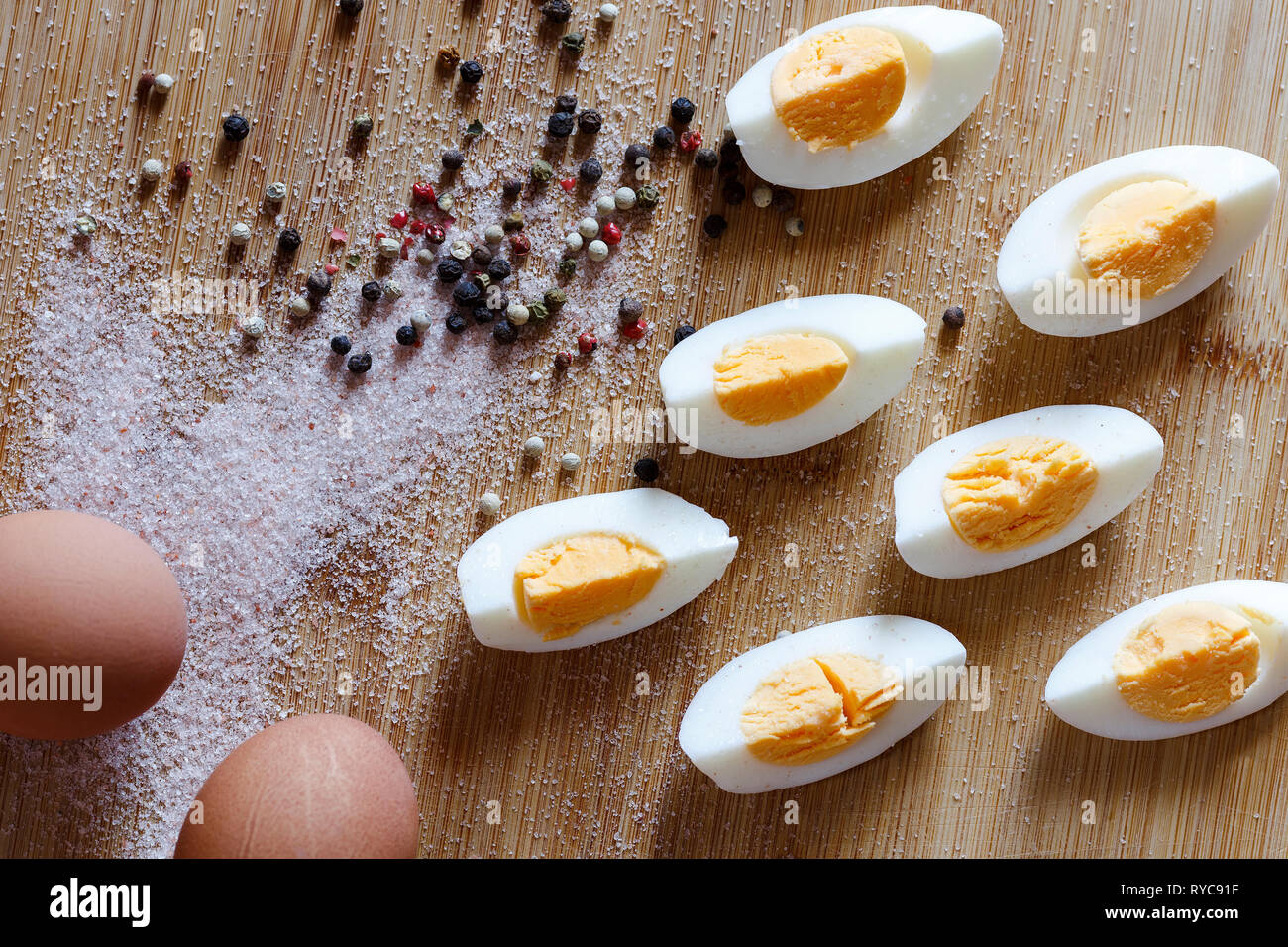 Hard boiled egg hi-res stock photography and images - Alamy