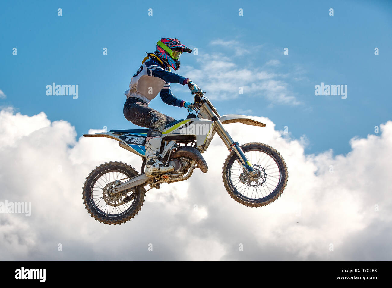 Motocross Jumps Sunset