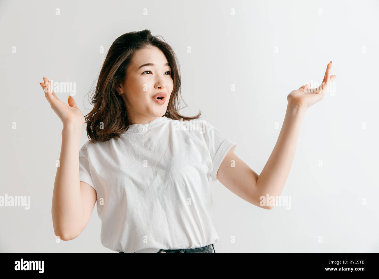 I won. Winning success happy woman celebrating being a winner. Dynamic ...