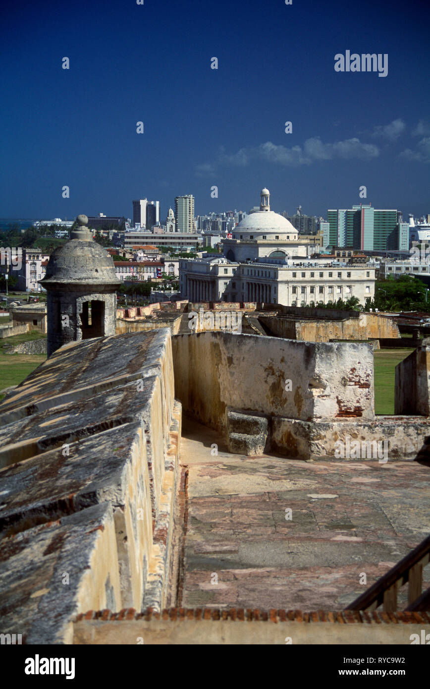 Fort San Felipe Del Morro Fort, San Juan, Puerto Rico Stock Photo - Alamy