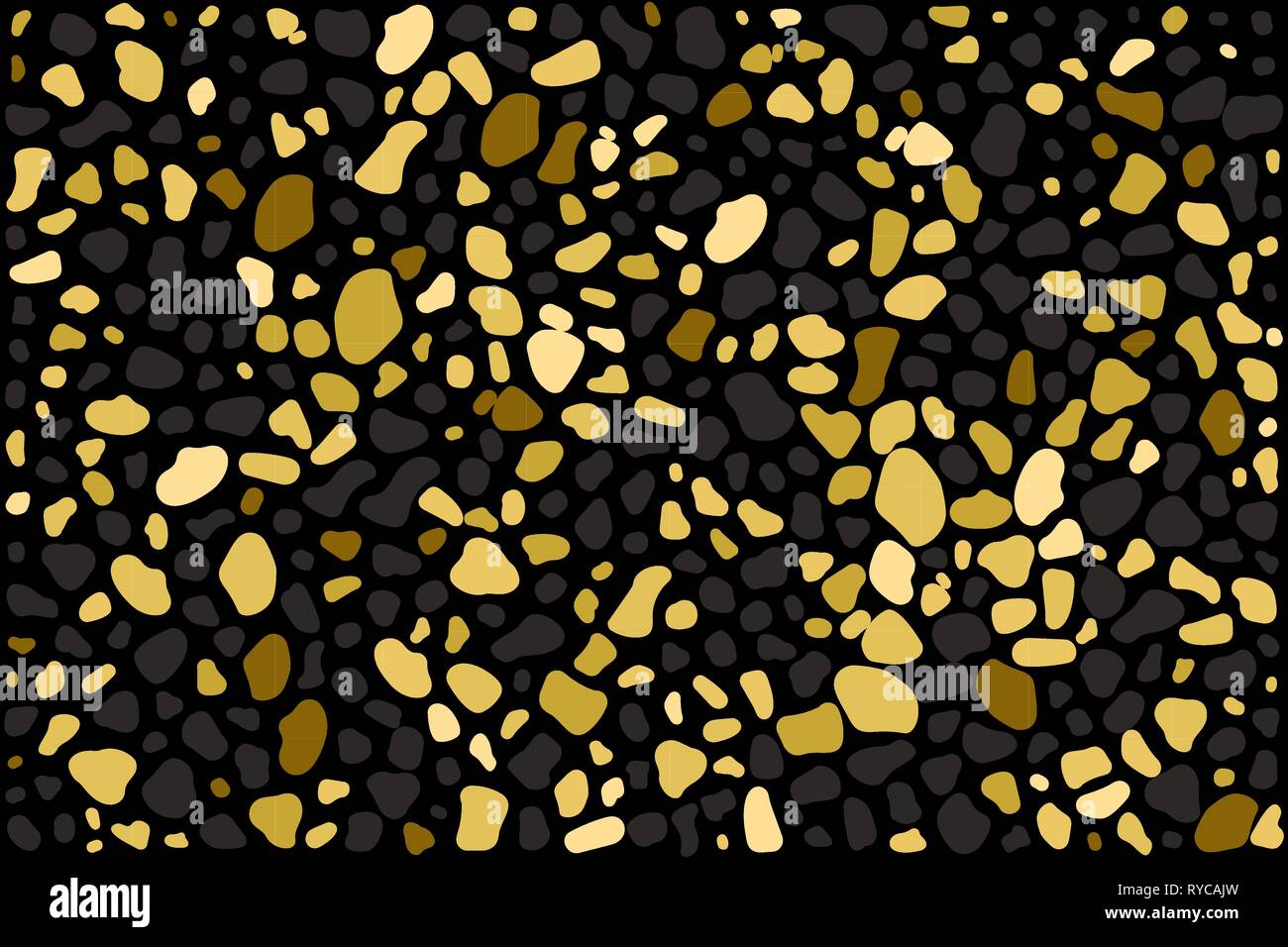 Abstract animal pattern The dark-spotted pattern of animal skin Vector ...