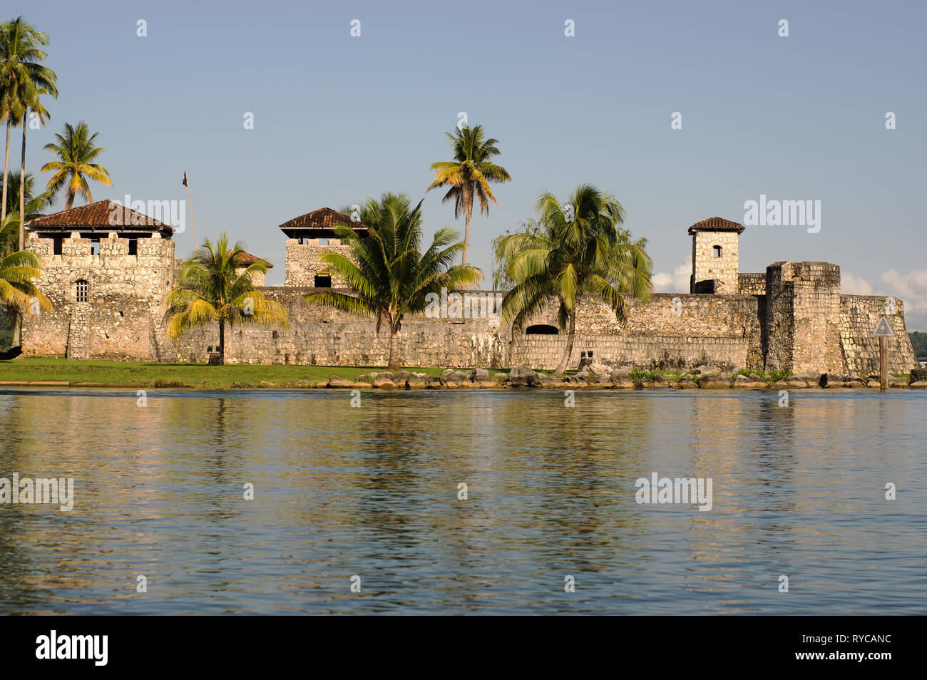 San Felipe de Lara is a Spanish colonial fort at the entrance to Lake ...