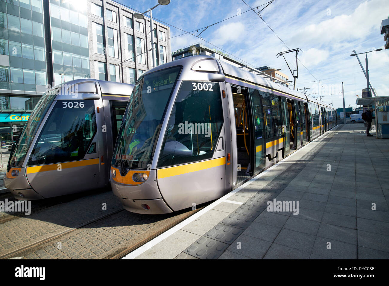 Luas dublins light rail system red route start at the point Dublin ...