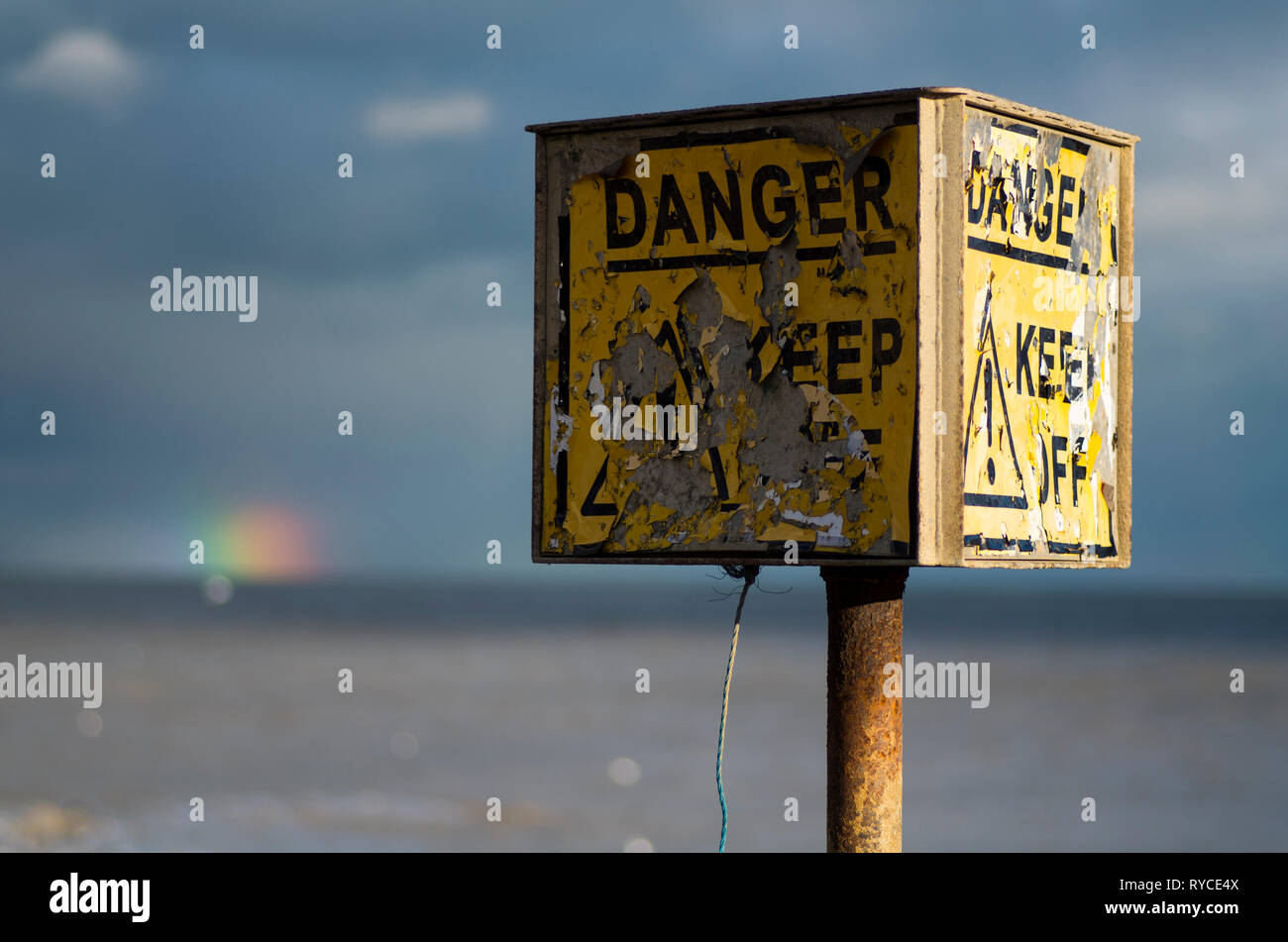 Peeling Off Sign High Resolution Stock Photography and Images - Alamy
