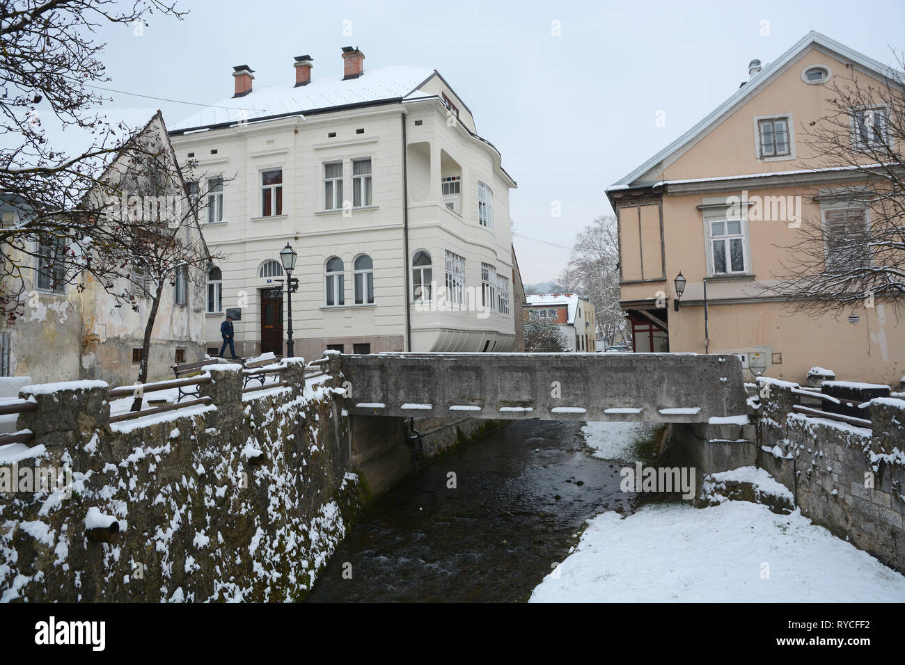 Samobor,old city center Stock Photo - Alamy