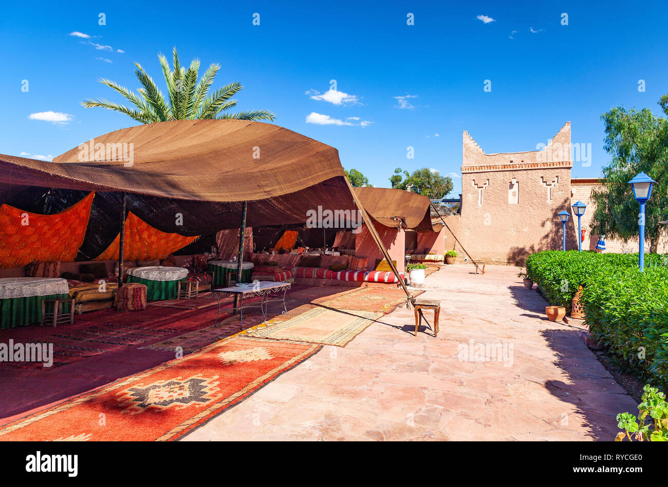 Dining tent tents hi-res stock photography and images - Alamy