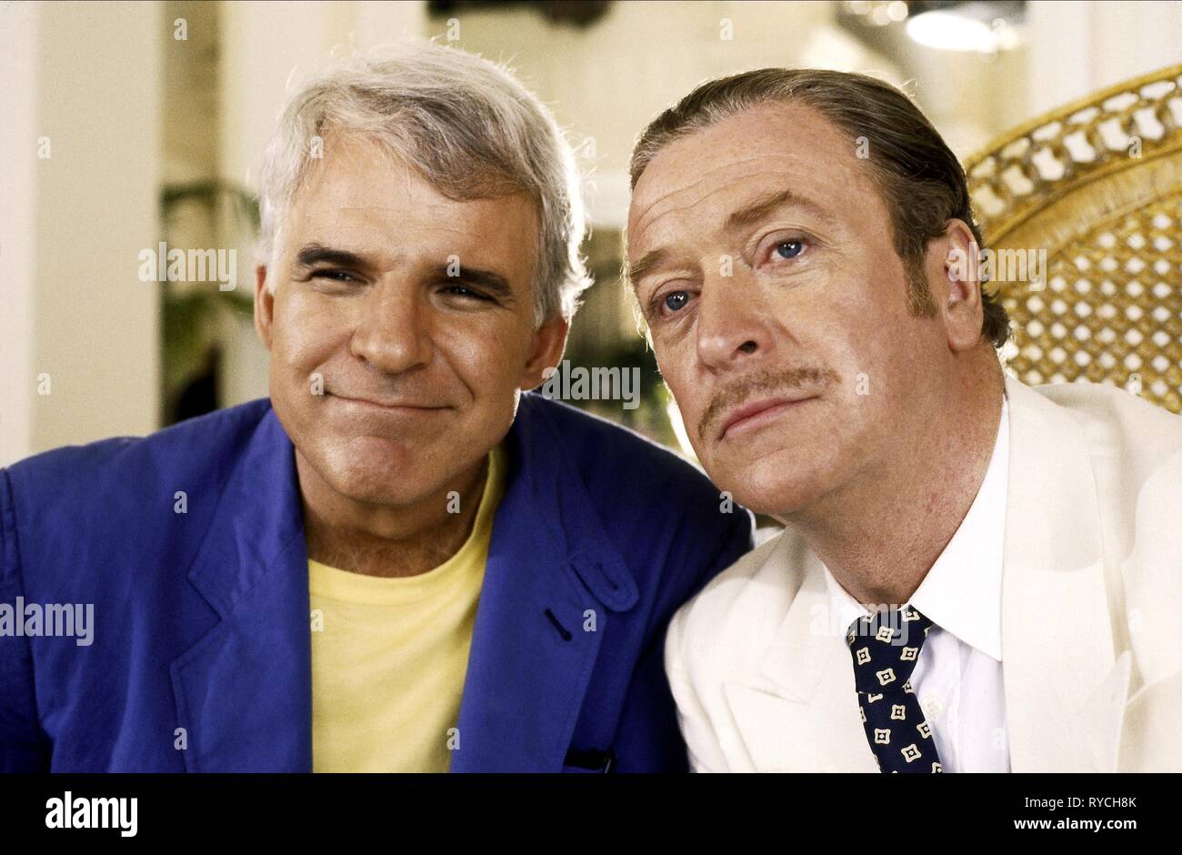 STEVE MARTIN, MICHAEL CAINE, DIRTY ROTTEN SCOUNDRELS, 1988 Stock Photo ...