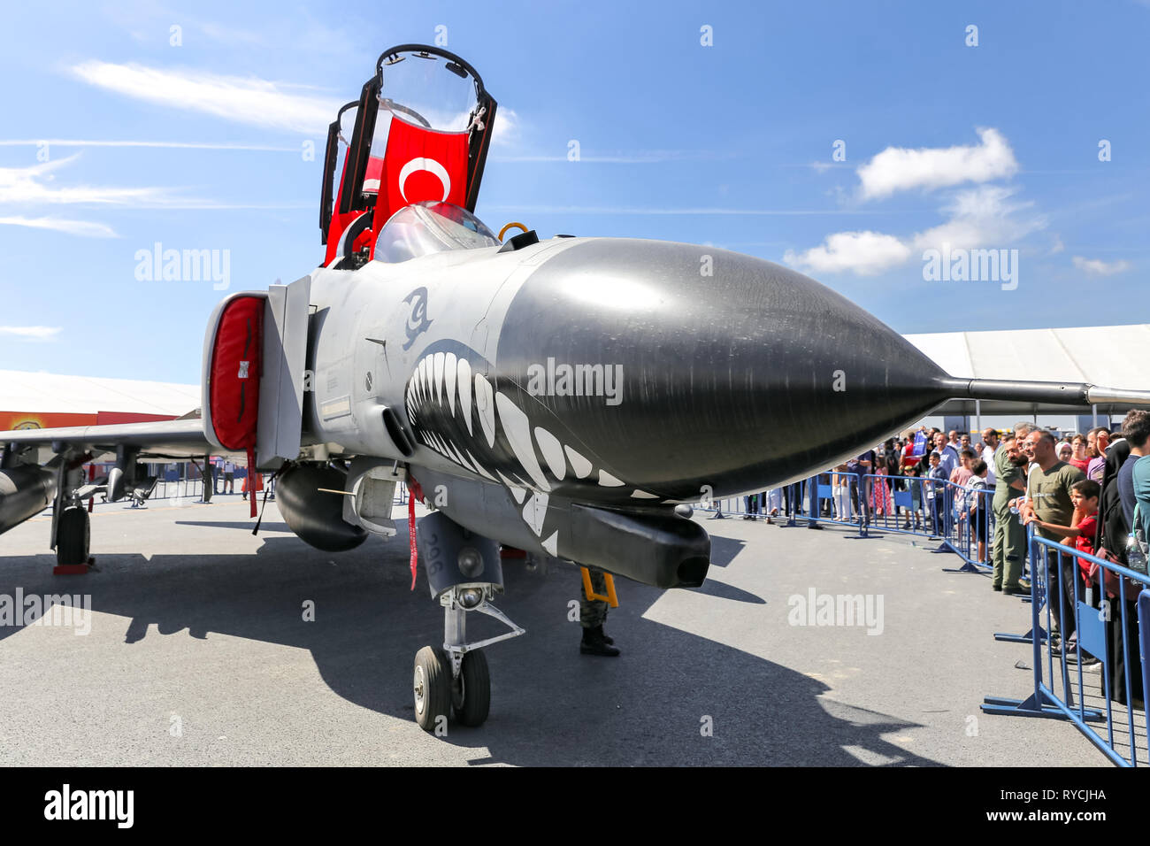 ISTANBUL, TURKEY - SEPTEMBER 23, 2018: Turkish Air Force McDonnell ...