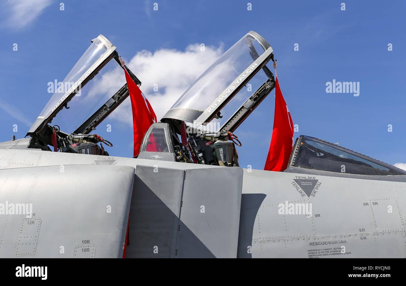 ISTANBUL, TURKEY - SEPTEMBER 23, 2018: Turkish Air Force McDonnell ...