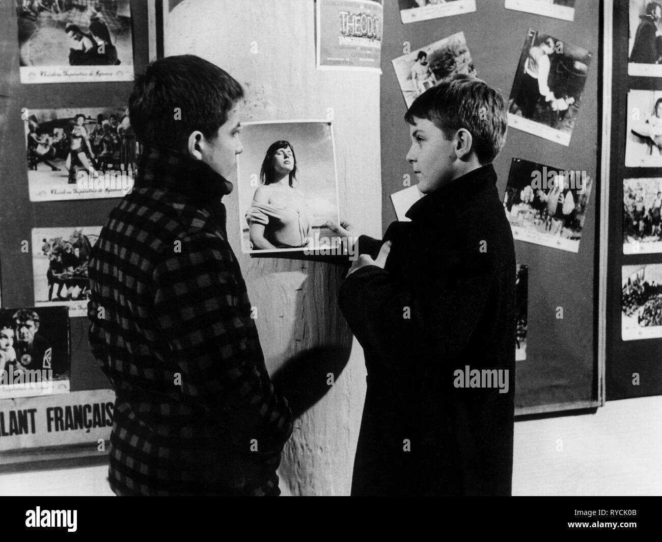 JEAN-PIERRE LEAUD, PATRICK AUFFAY, THE 400 BLOWS : LES QUATRE CENTS ...