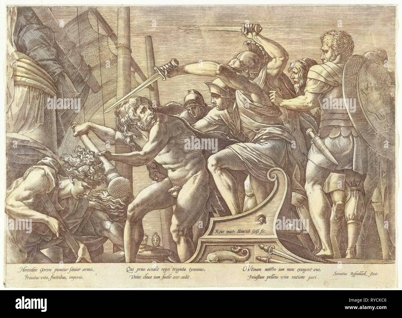 Hercules kills geryon hi-res stock photography and images - Alamy