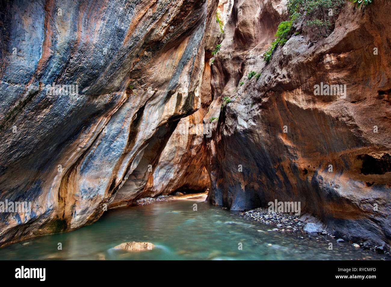 Sarakina gorge, close to Mythoi village, municipality of Ierapetra ...