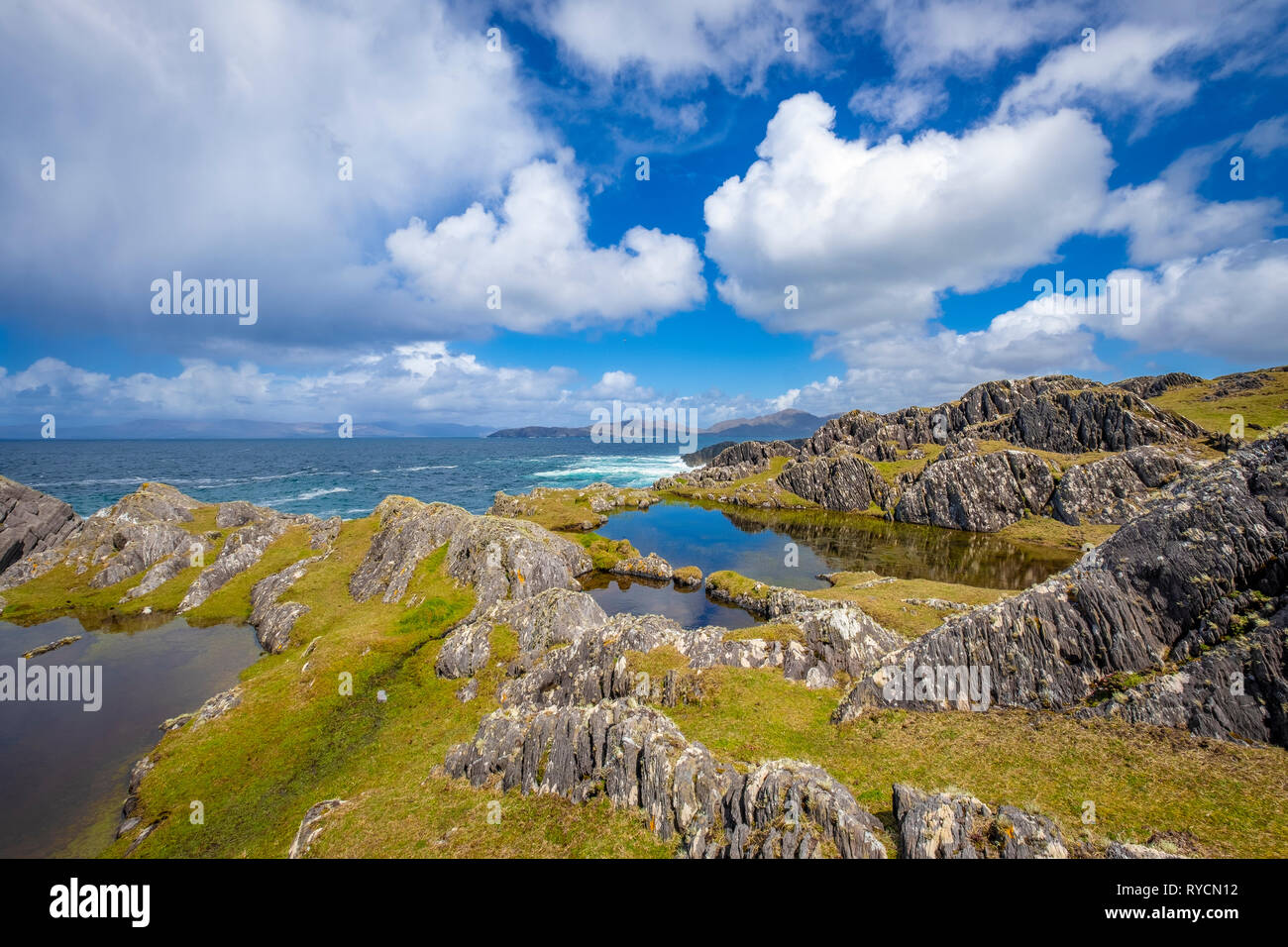 best landscape at the north side on Beara Peninsula Stock Photo - Alamy