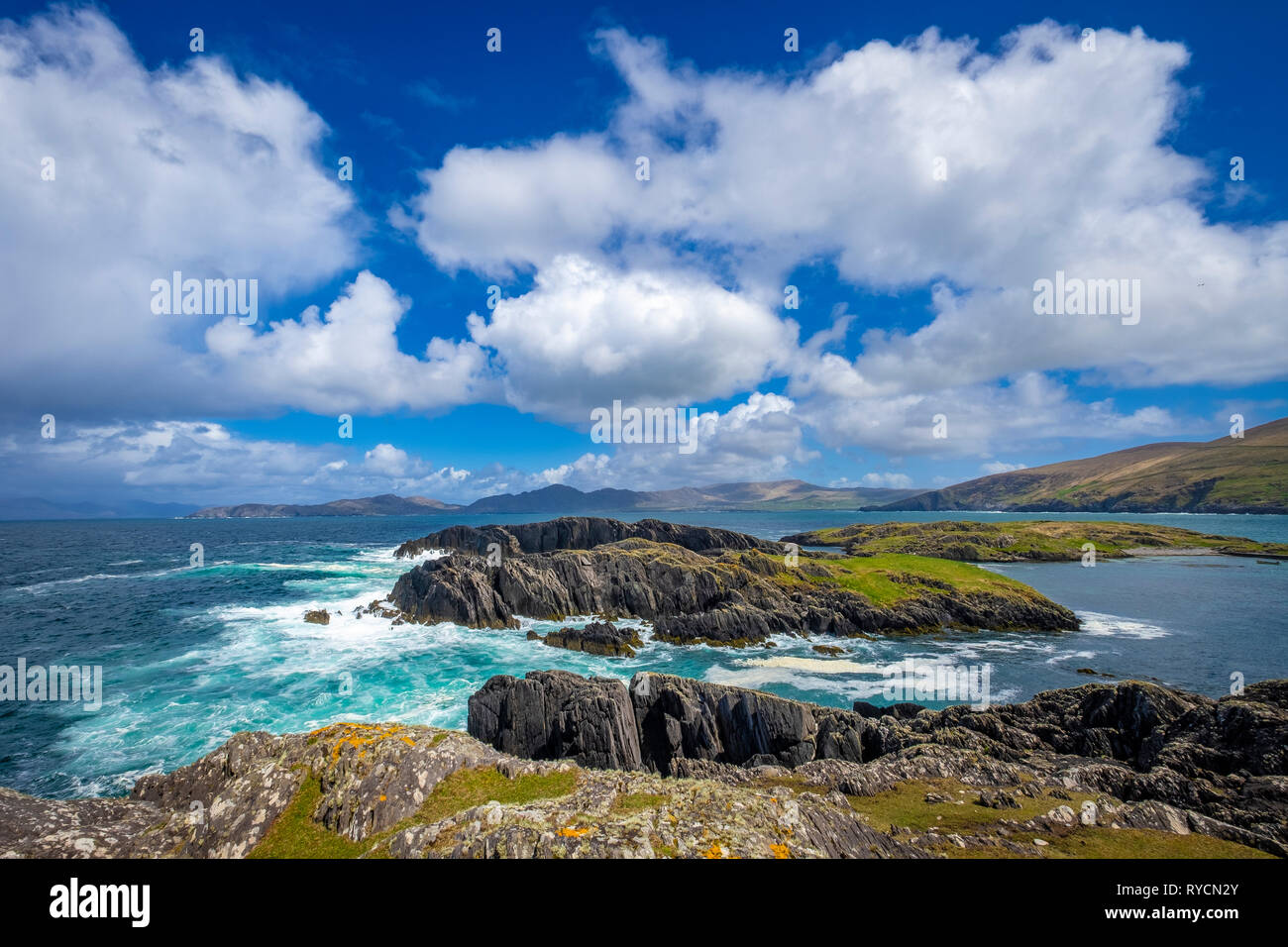 best landscape at the north side on Beara Peninsula Stock Photo - Alamy
