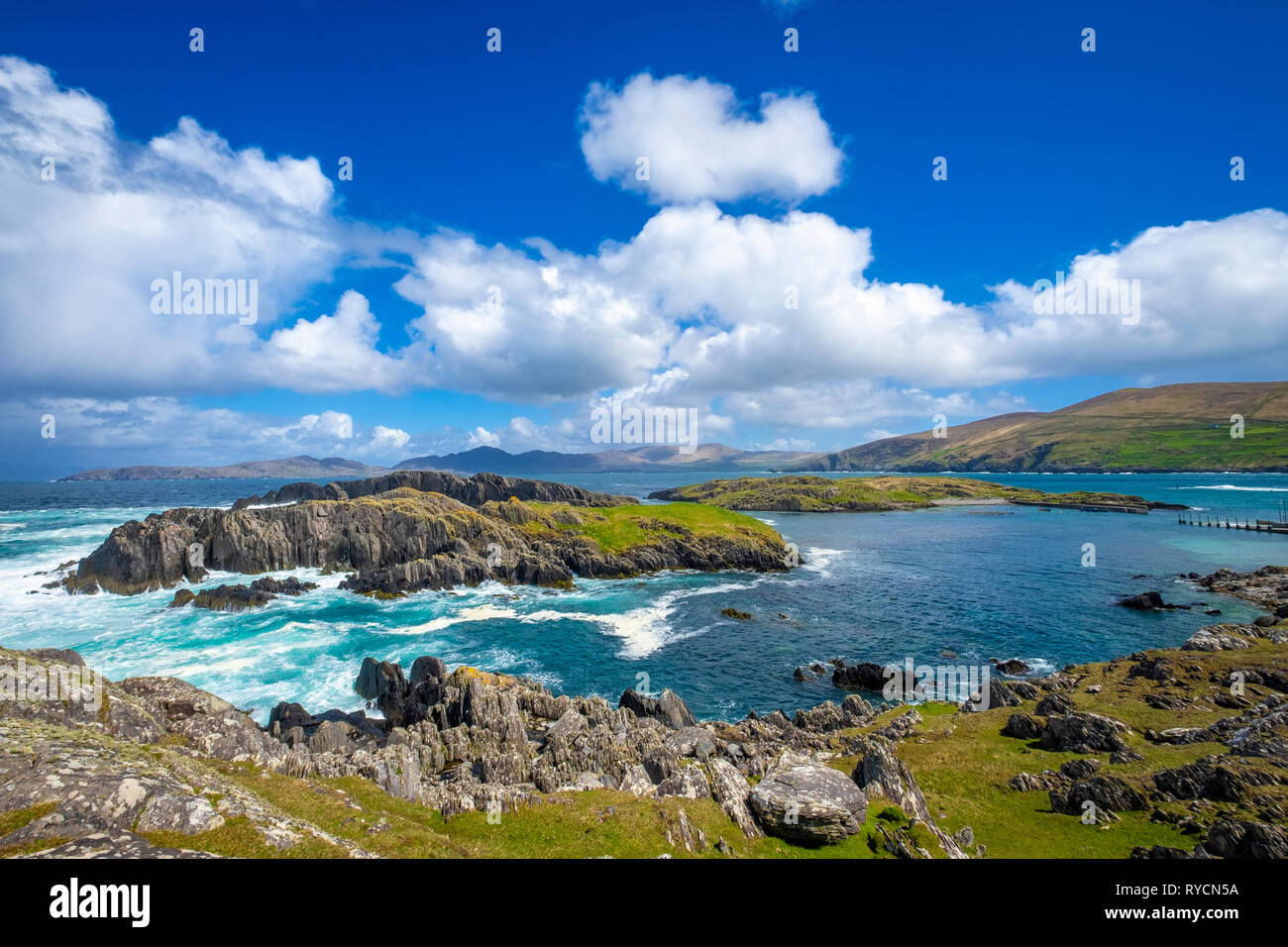 best landscape at the north side on Beara Peninsula Stock Photo - Alamy