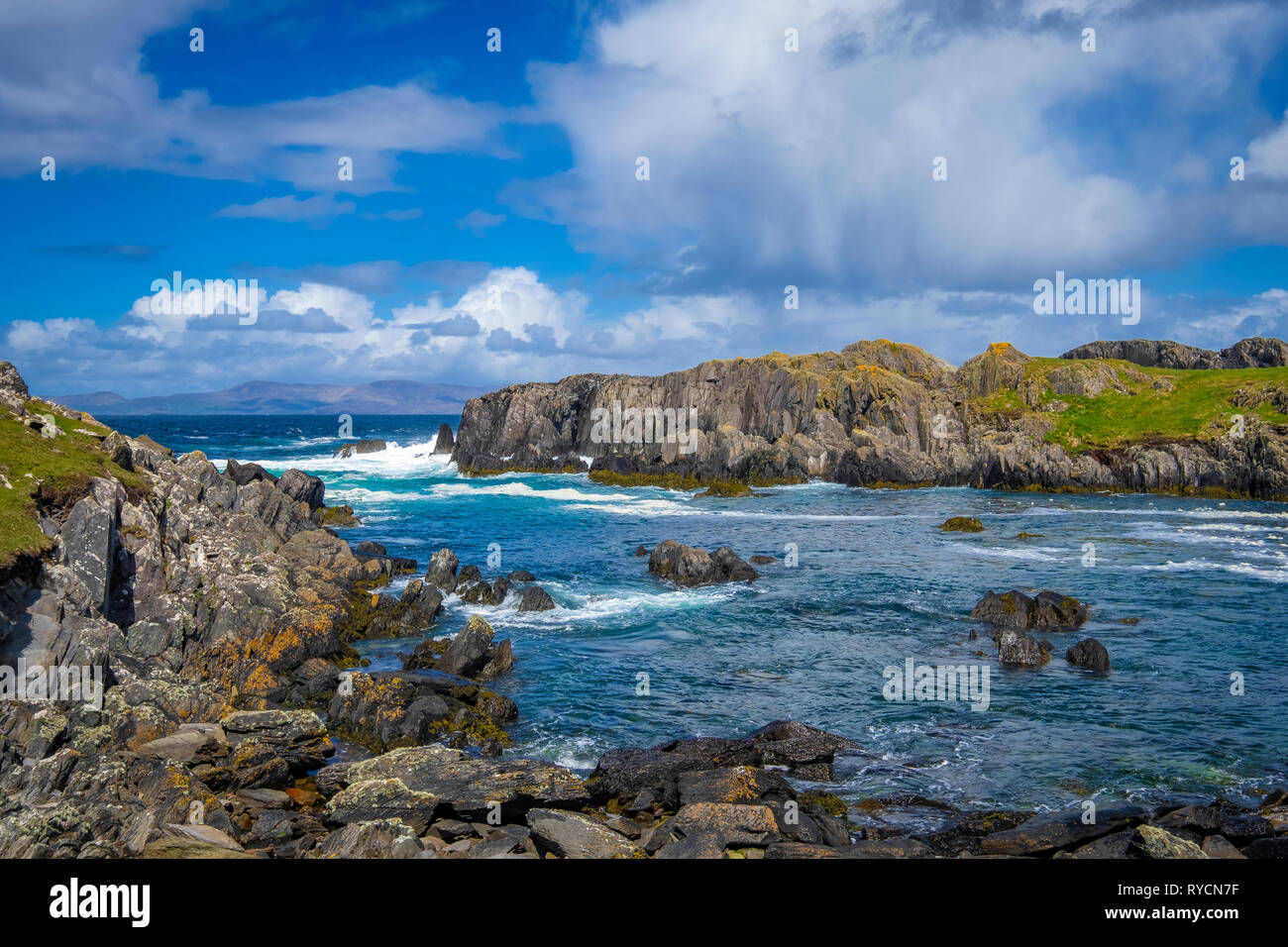 best landscape at the north side on Beara Peninsula Stock Photo - Alamy